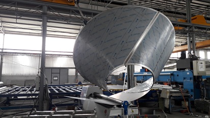 Cone bending machine - Plate roll